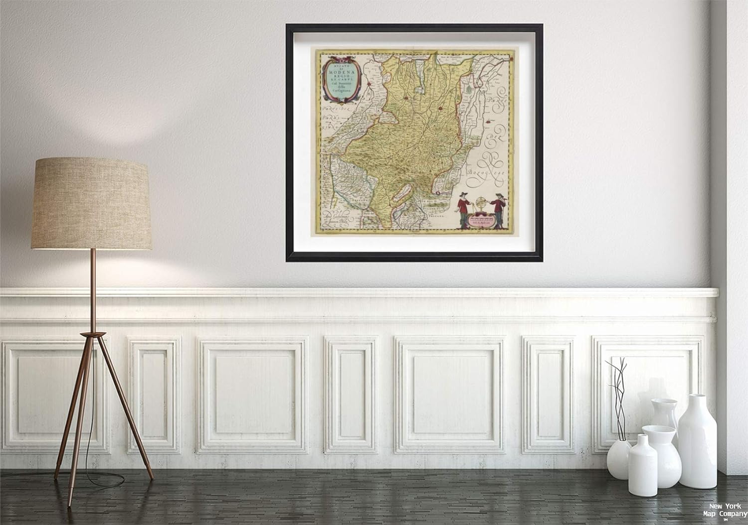 1665 World Atlas Map|Ducato Di Modena, Regio et Carpi|Historic Antique ...
