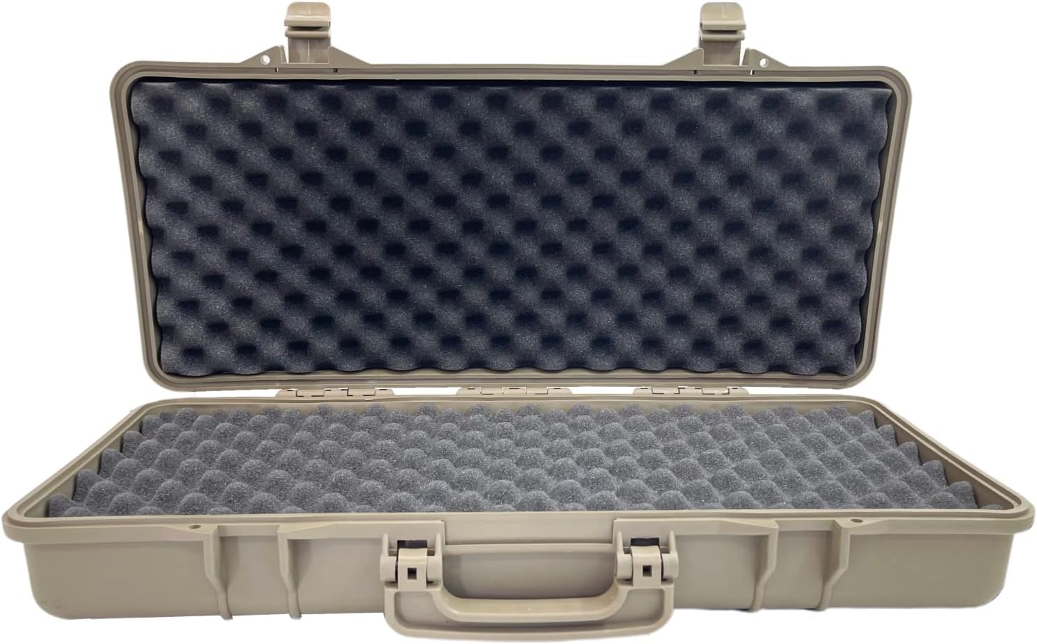 Amazon.com: SRC Tan Foam Padded Plastic Airsoft Rifle Gun Case : Sports ...