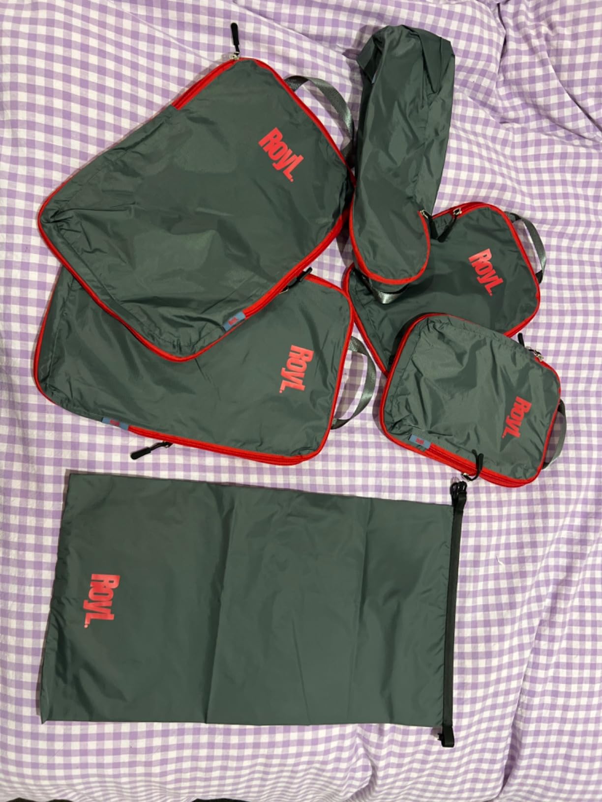 Royl Compression Packing Cubes - Travel Packing Organisers, 6 Piece ...
