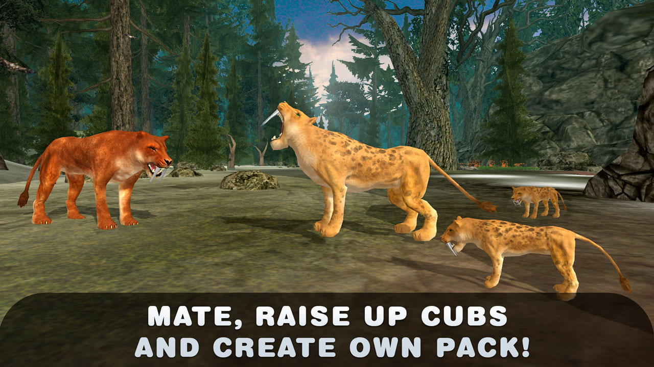 Sabertooth Tiger Survival Simulator 3D - Application sur Amazon Appstore