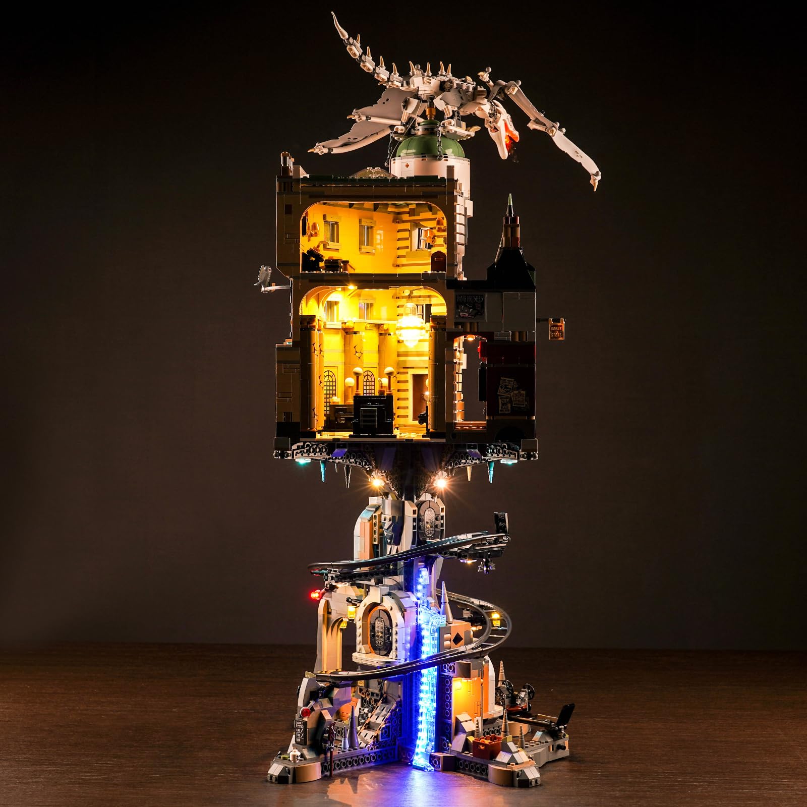 Amazon.com: LocoLee LED Light Kit for Lego Gringotts Wizarding Bank ...