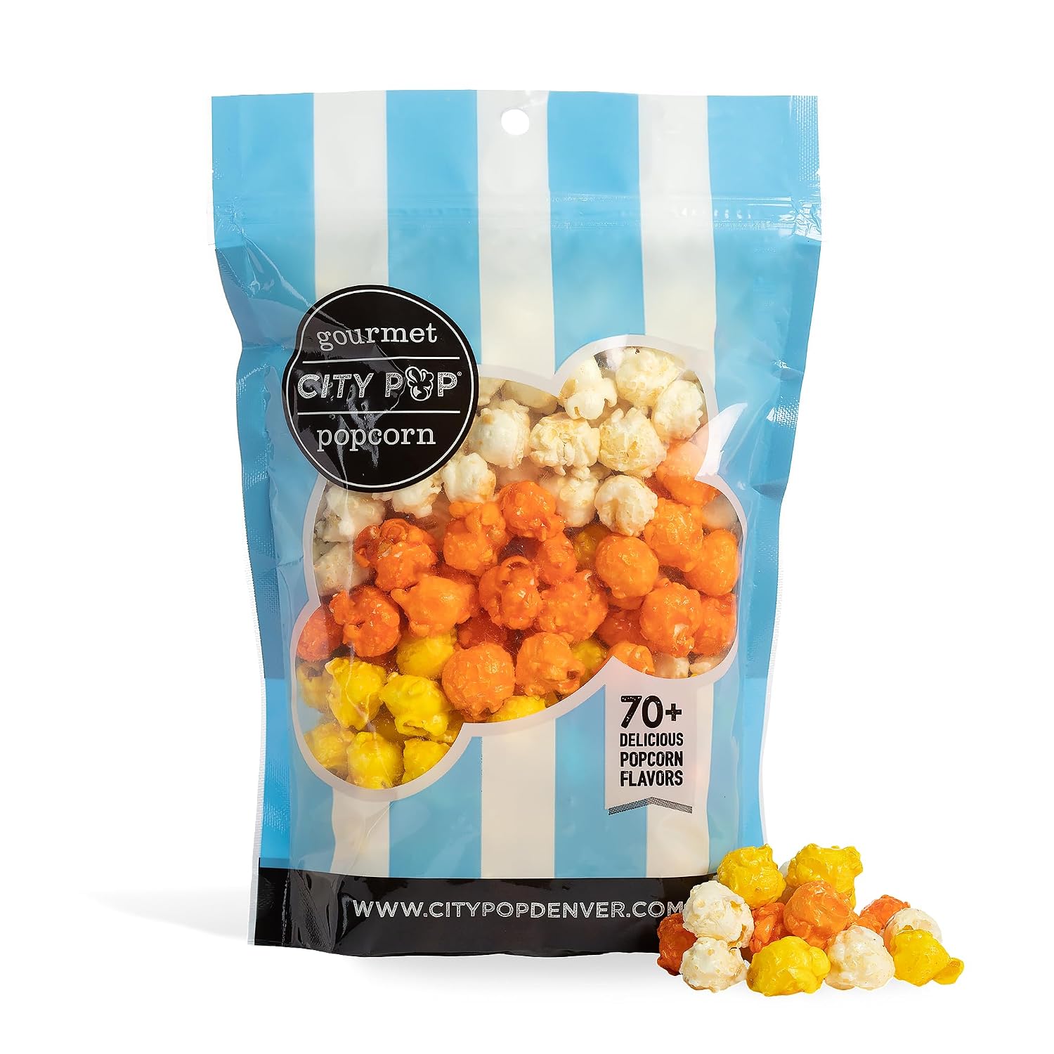 Amazon.com: Candy Corn Gourmet Popcorn | 6 Cups Total | Made From ...
