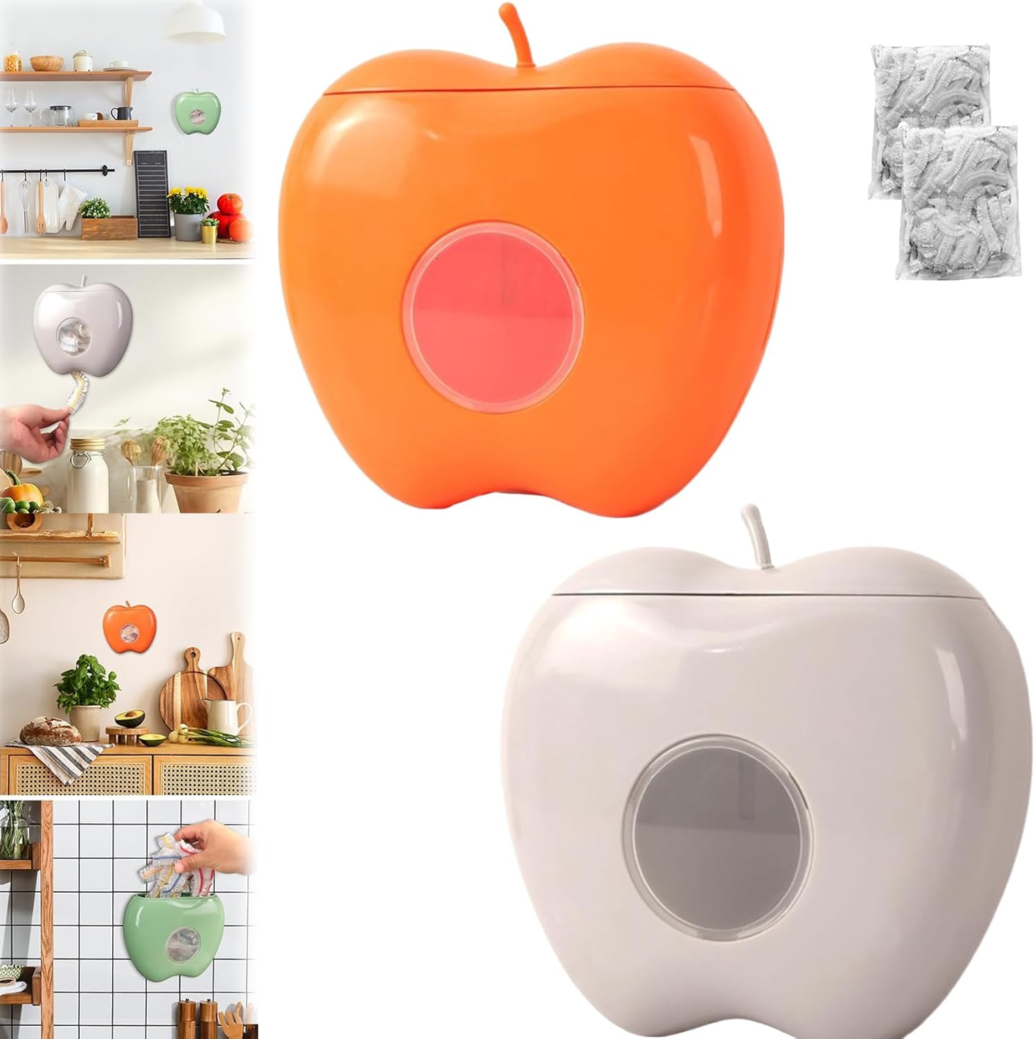 Amazon.com: rouhome Plastic Wrap Storage Box, 2024 New Plastic Wrap ...