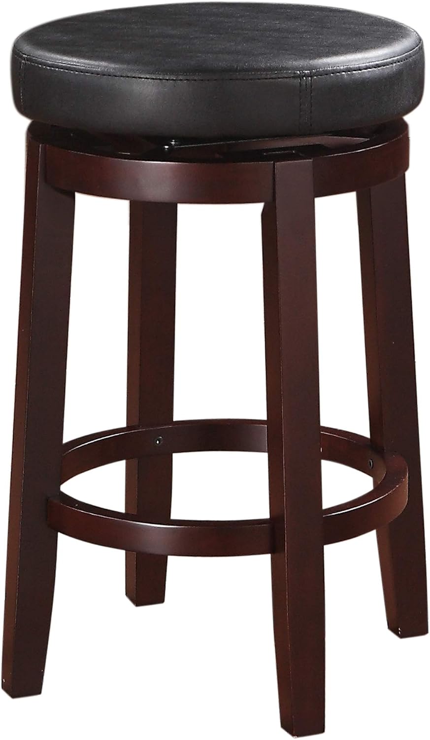 Amazon.com: Benjara Fabric Upholstered Counter Stool with Slanted Legs ...