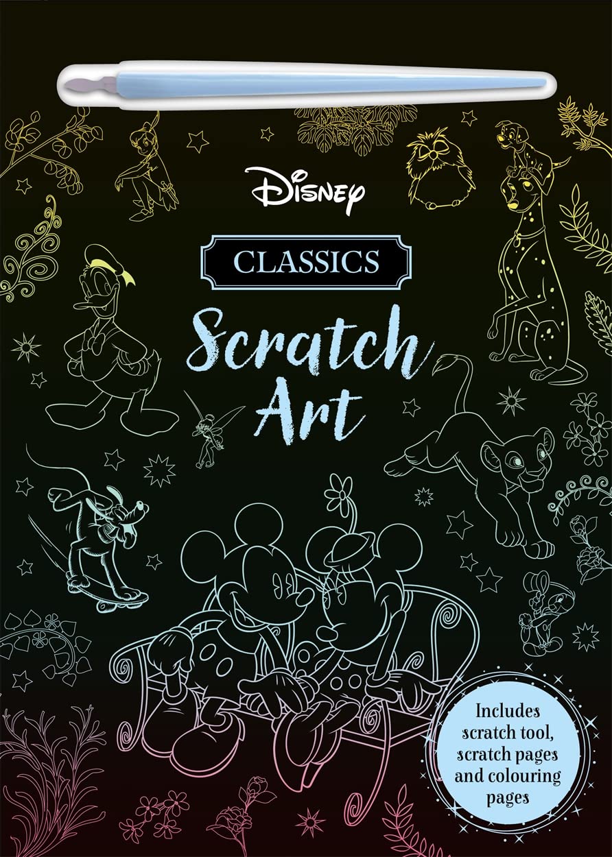 Disney Classics: Scratch Art (Young Adult Scratch & Colour): Autumn ...