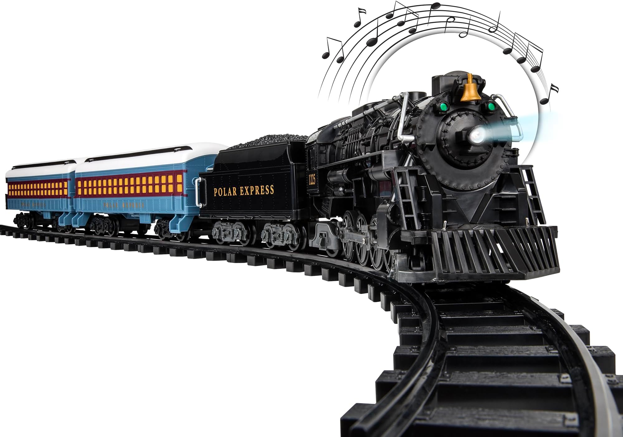 Classic Christmas Train Set with Lights and Sounds Railway Tracks Sets ...