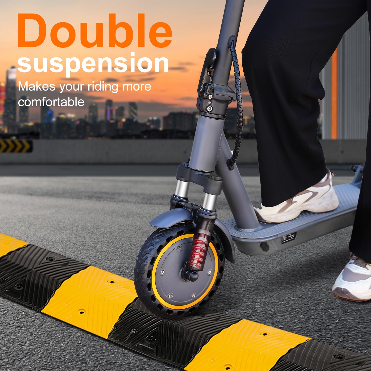 Snapklik.com : Electric Scooter, 350W Motor, 21-23 Miles Long Range, 19 ...