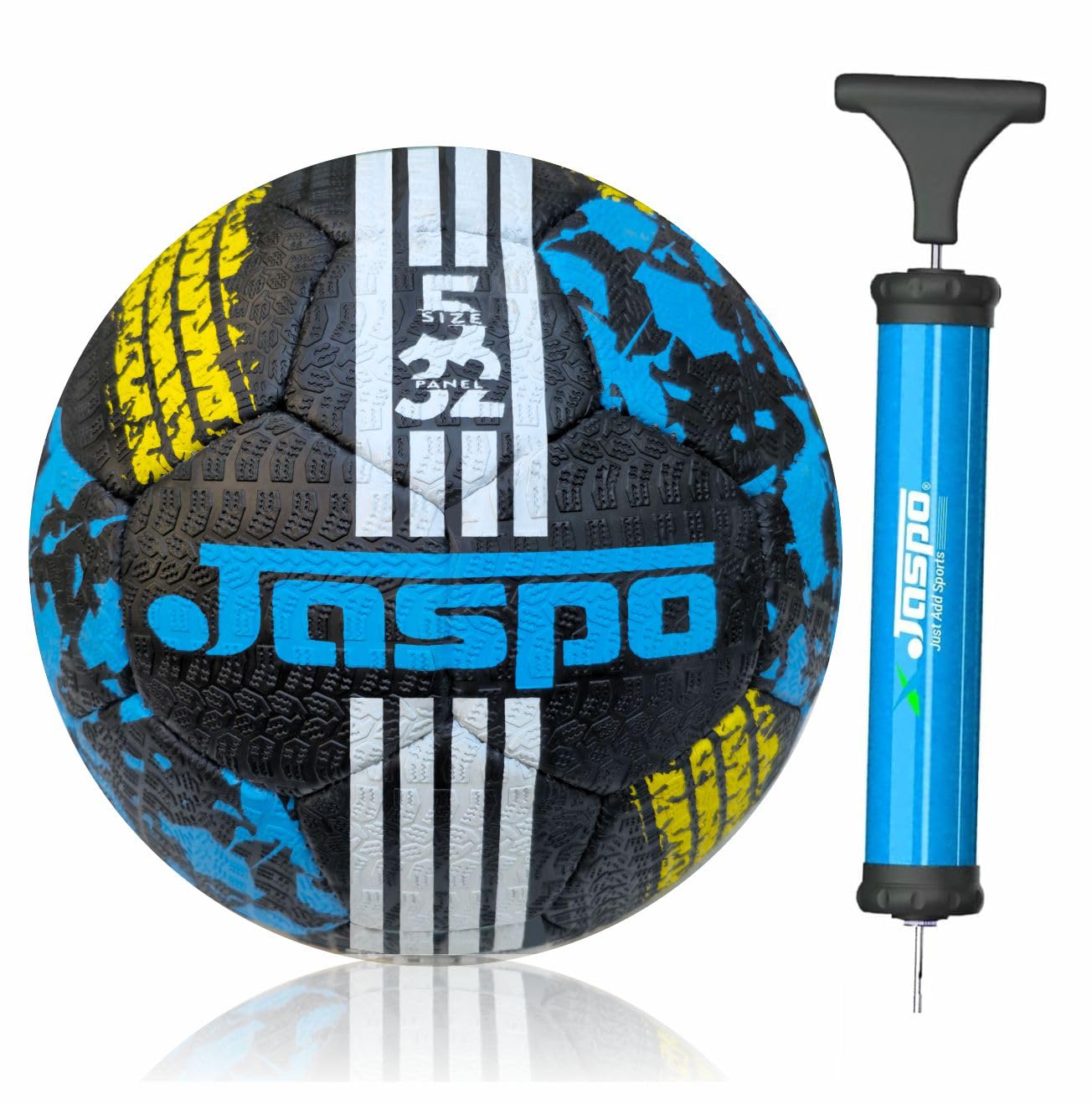 jaspo Soccer Football Size 5 With Synthetic Rubber, Thermal Bonding ...