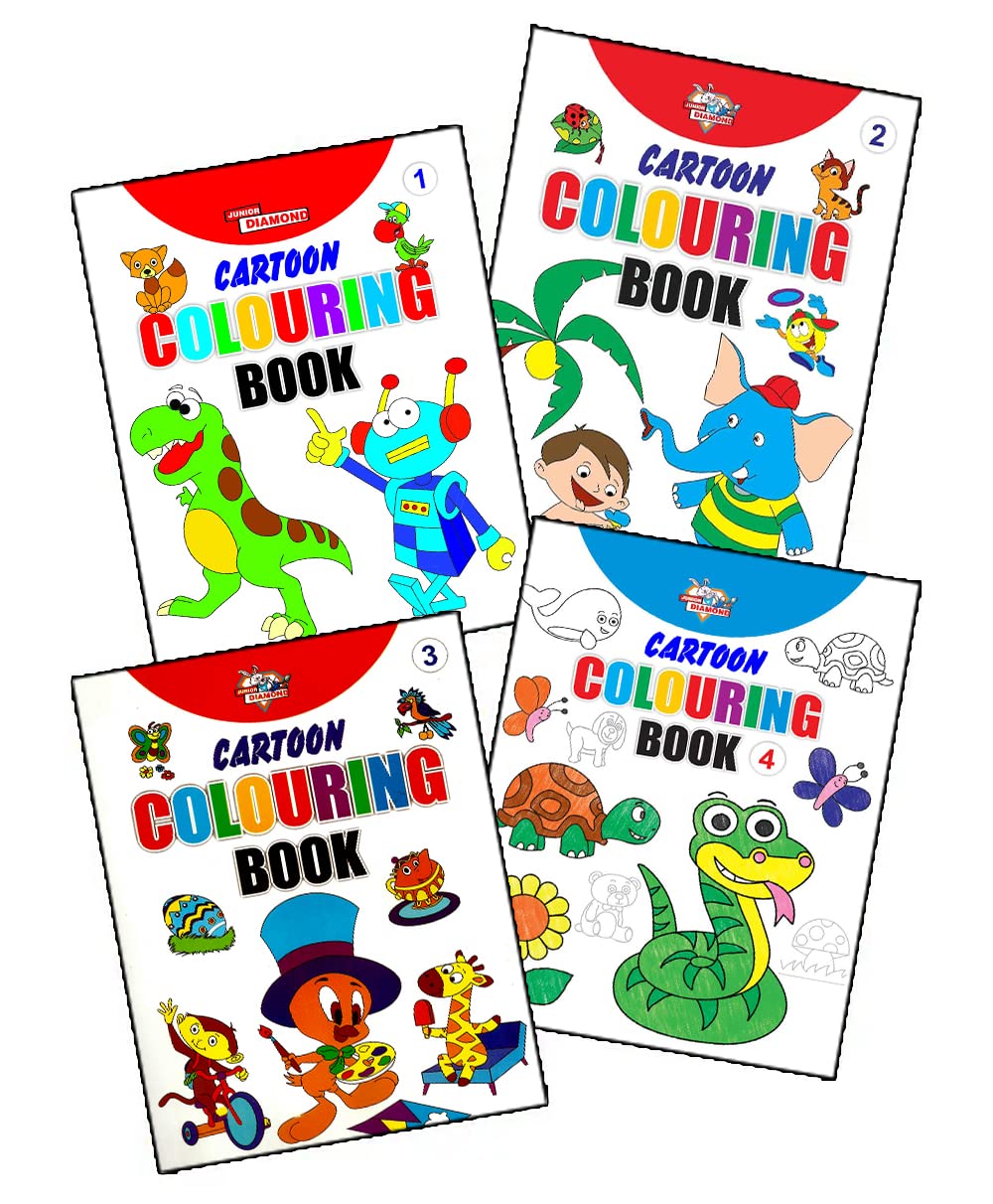 Cartoon Colouring Books | Colouring Books for Kids | 2 to 7 Years Old ...