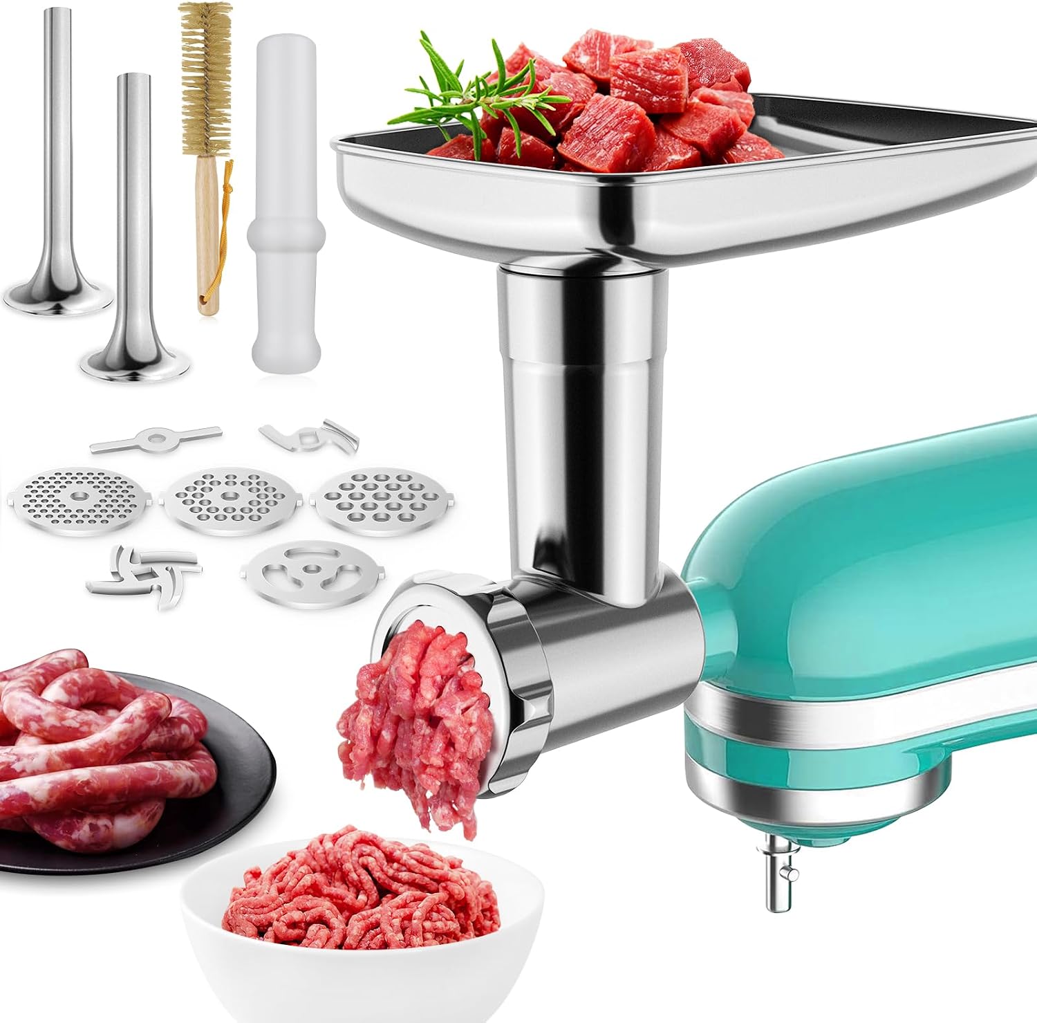 Amazon.com: Metal Food Grinder Attachments for KitchenAid Stand Mixers ...