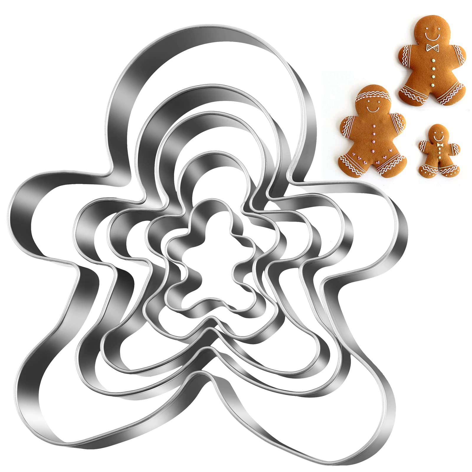 Snapklik.com : Tmflexe Chirstmas Cookie Cutter Gingerbread Sandwich ...