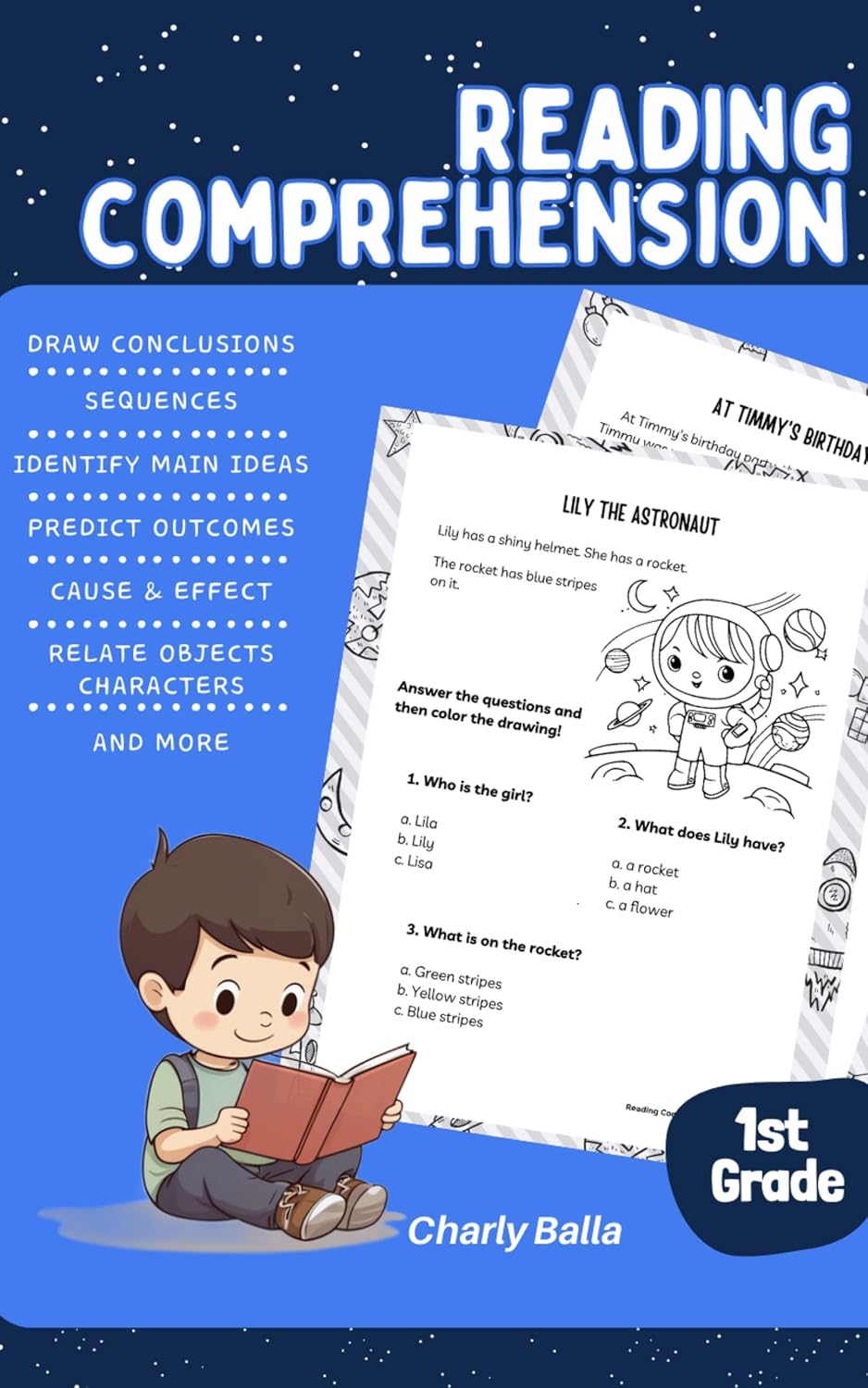 Reading Comprehension 1st grade: Reading Comprehension Workbook For ...