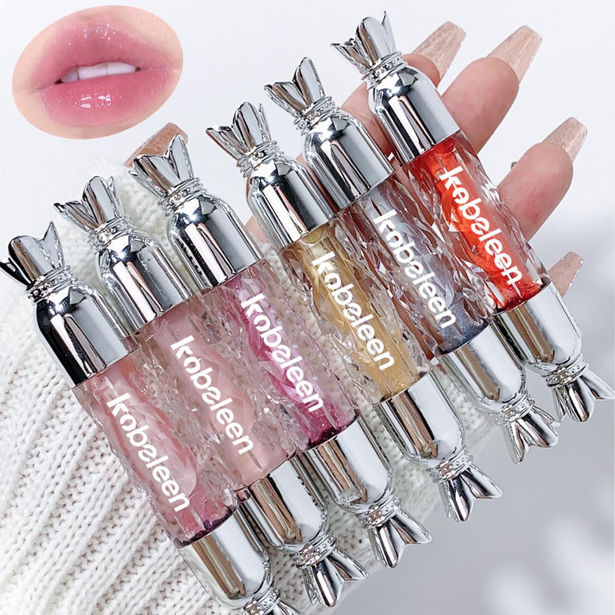 Amazon.com : Pakivs 6Pcs Shimmering Lip Gloss Set,Hydrating Mirror Lip ...