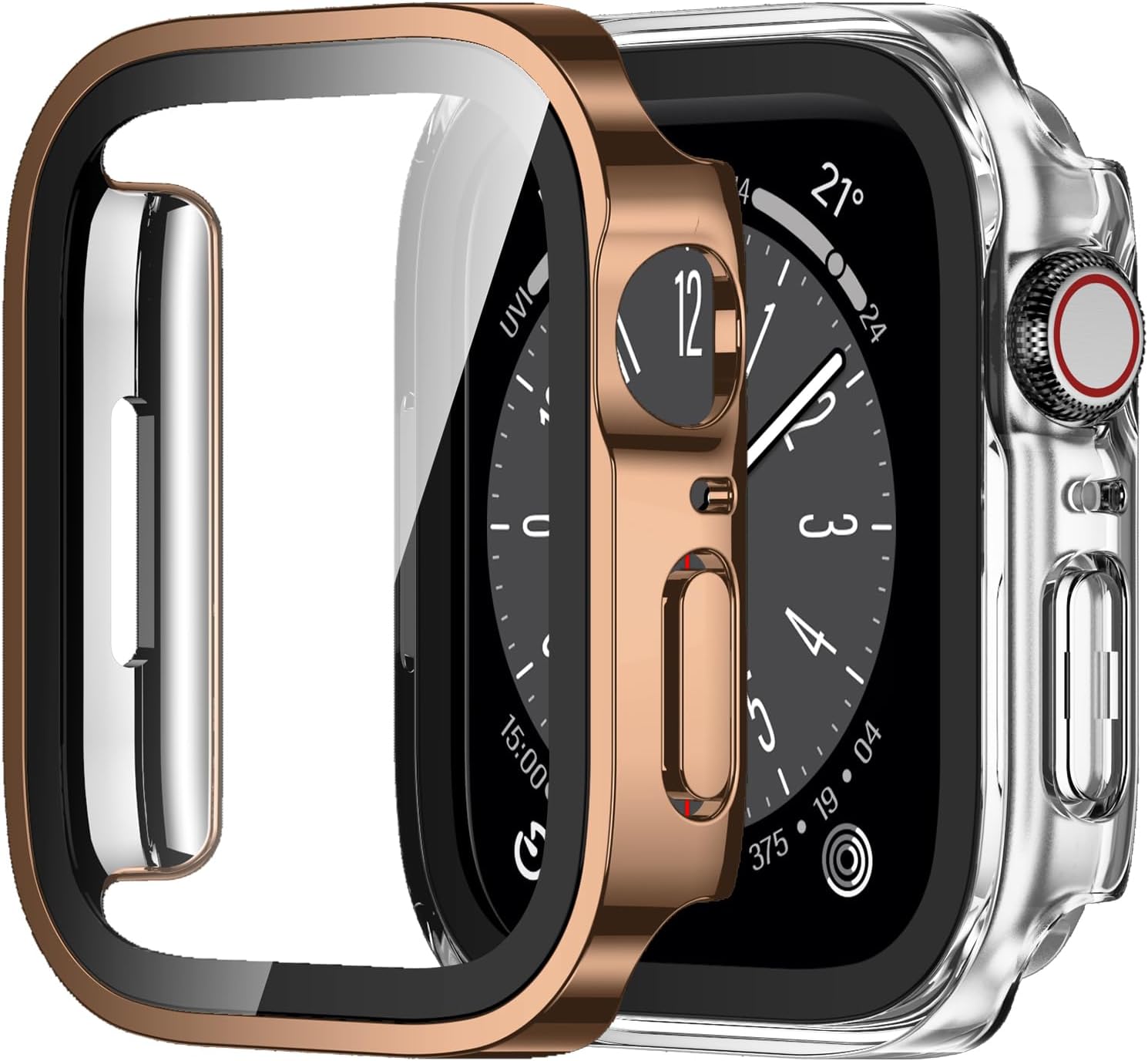 Amazon.com: Amizee 2 Pack Case Compatible with Apple Watch Series 9 ...