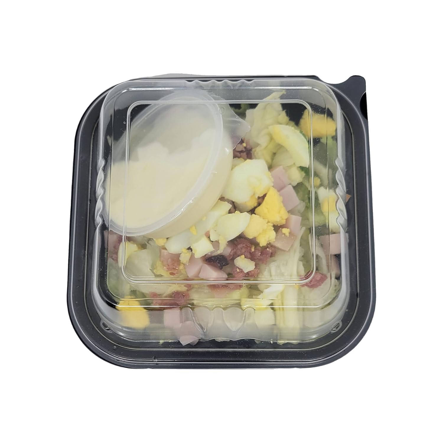 [80 Sets] PP Pebble Box Serving Tray with Lid, Food Container (6x6" 1 ...