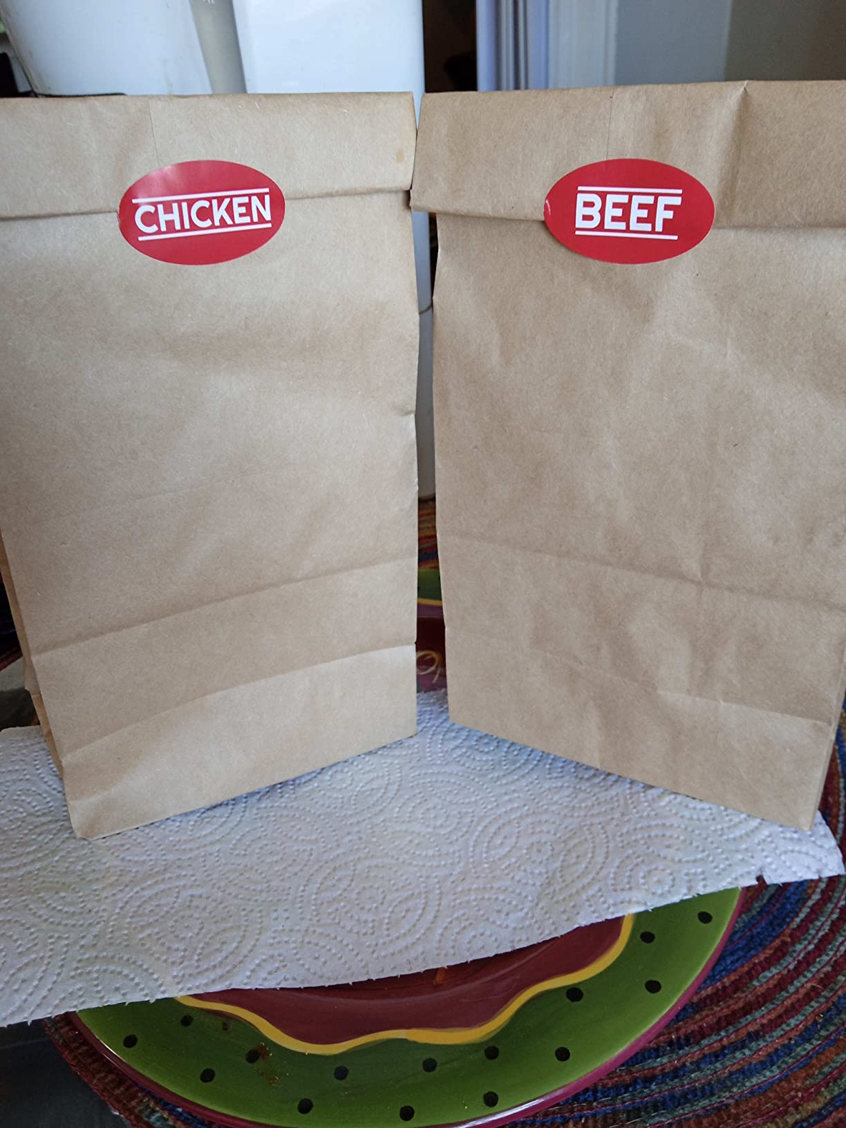 $3/mo - Finance Beef Stickers - 1.75 x 1 Inch Beef Meat Food Labels in ...