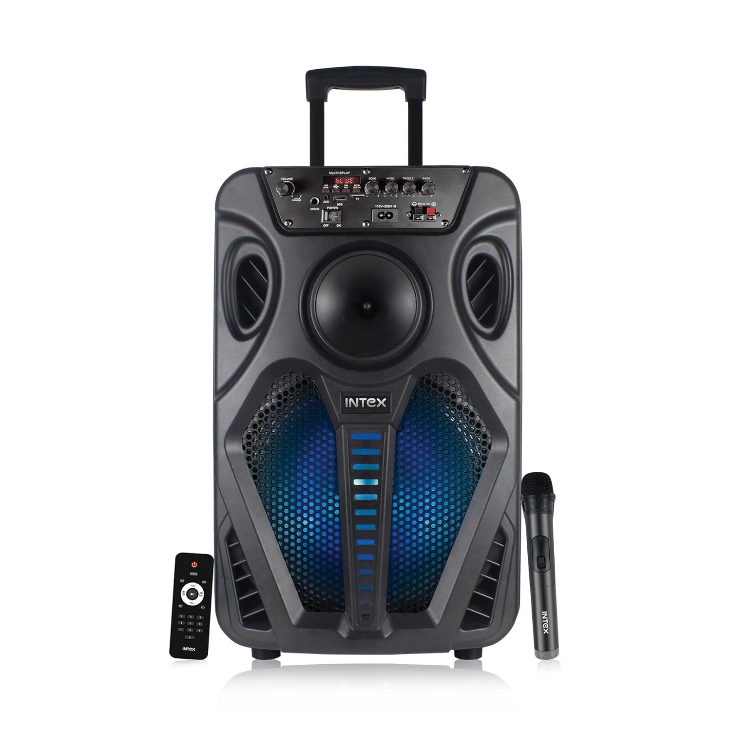 Intex Thriller 550 Bluetooth Trolley Speaker | 55W Powerful Sound with ...