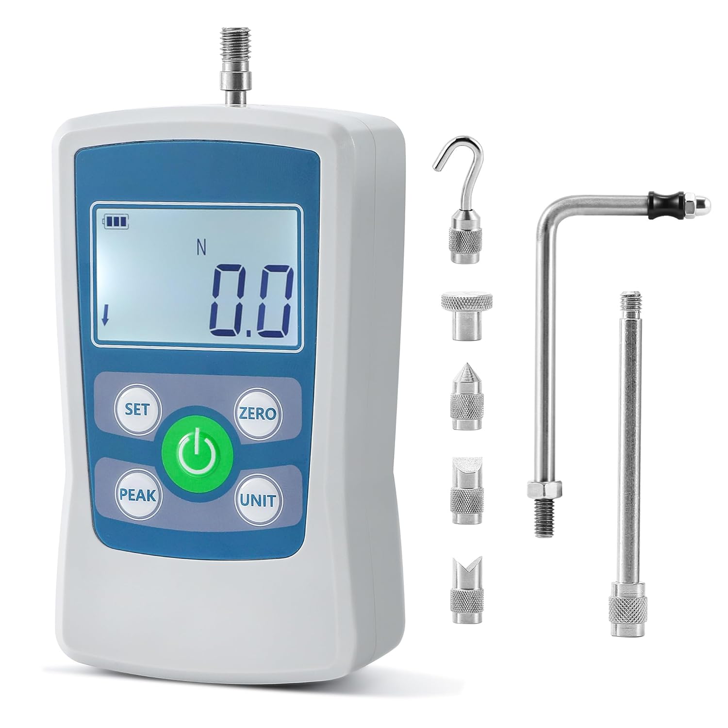 BAOSHISHAN Medidor de fuerza digital 500N Push Pull Gauge 500N110LB110 ...