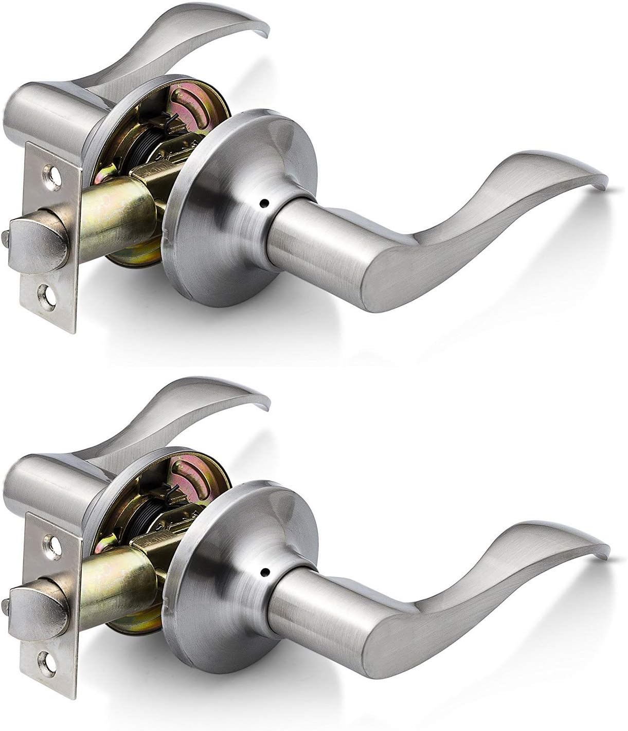 TOGU Passage Door Lever Heavy Duty Privacy Door Handle Set Lockset ...