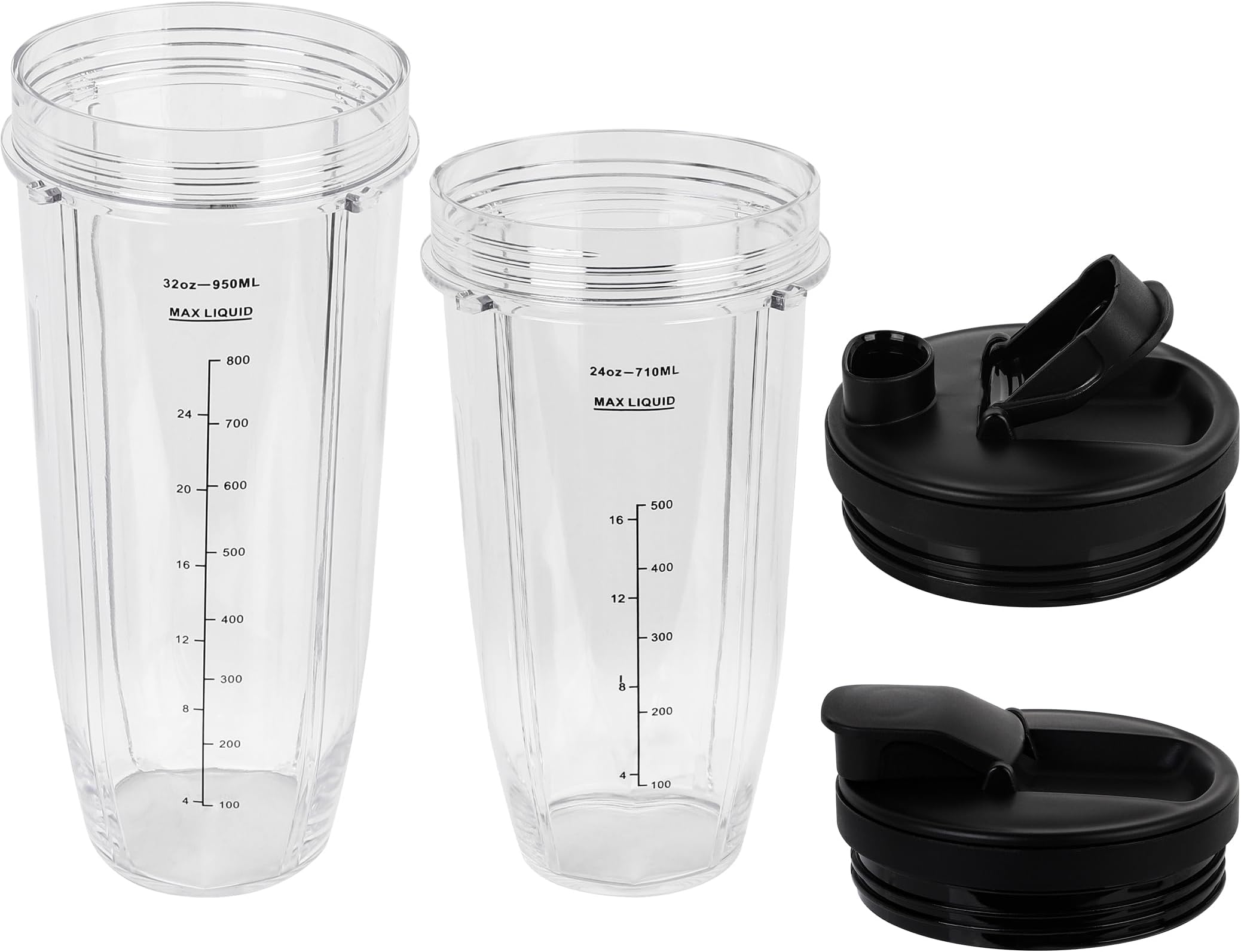 Amazon.com: Ninja Blender Replacement Kit, 24 oz Cups+32 oz Cups with ...