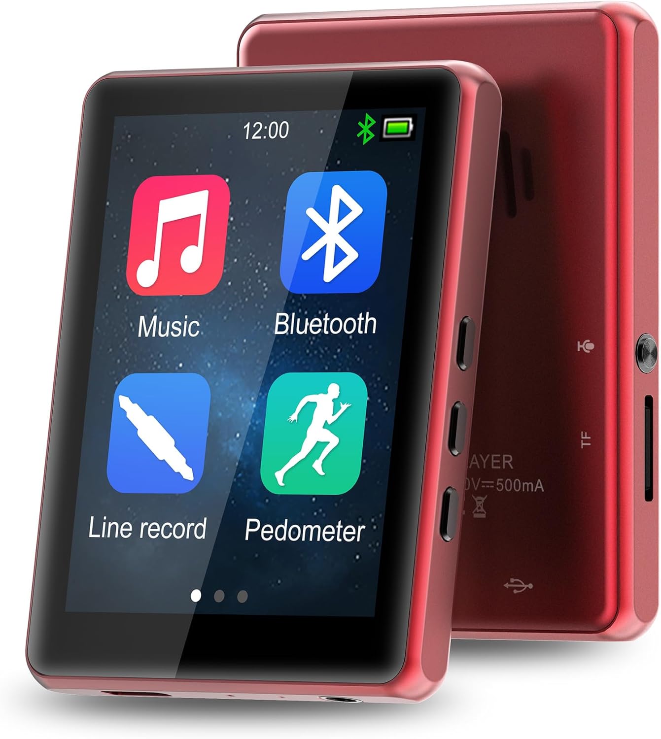 Amazon.com: Reproductor MP3 de 32 GB con Bluetooth 5.3, pantalla táctil ...