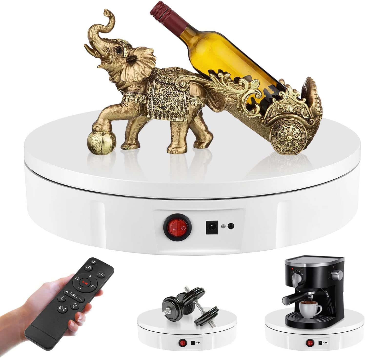 Aomdom Electric Turntable, 100 kg, 30 cm, Rechargeable Turntable ...