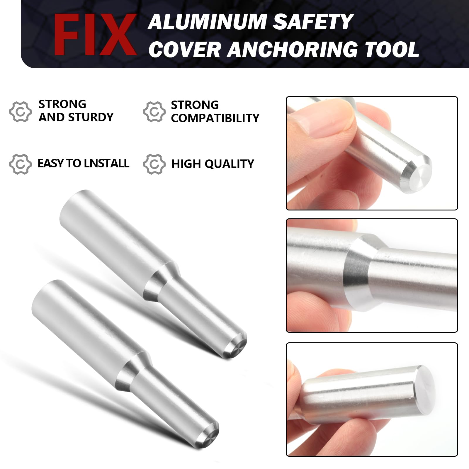 Snapklik.com : Aluminum Safety Cover Anchor Tamping Tool For Pool Cover ...