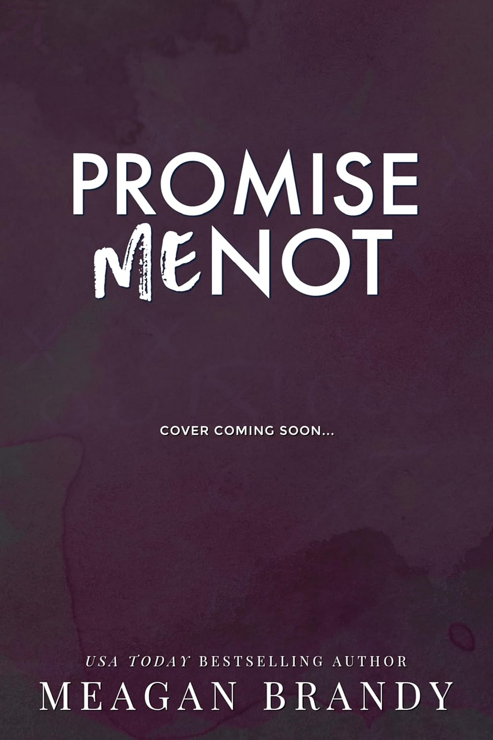 Amazon.com: Promise Me Not eBook : Brandy, Meagan: Kindle Store