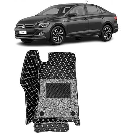 KINGSWAY® 7D Car Floor Foot Mats for Volkswagen Virtus (2022 Onwards ...