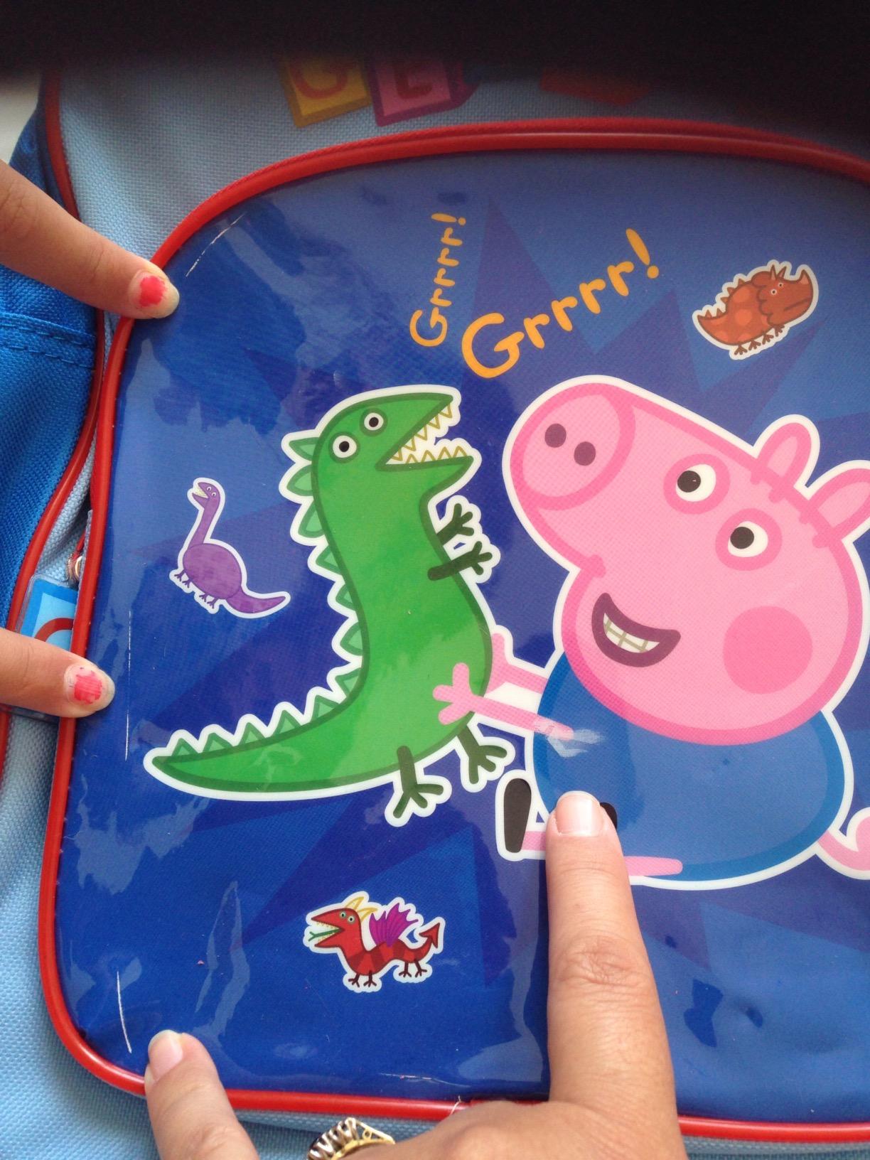 Peppa Pig George Backpack with Pocket : Amazon.co.uk: Fashion