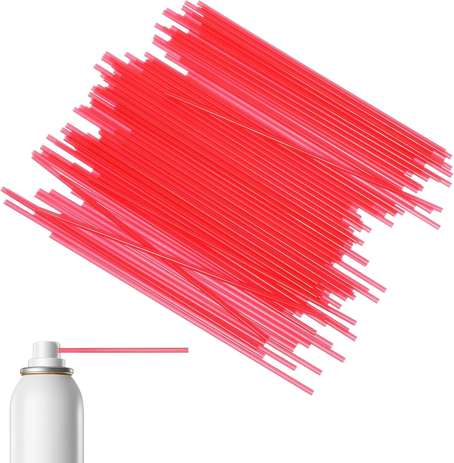 Amazon.com: YBEATY 200 PCS Spray Can Replacement Straws 4.7 Inches ...