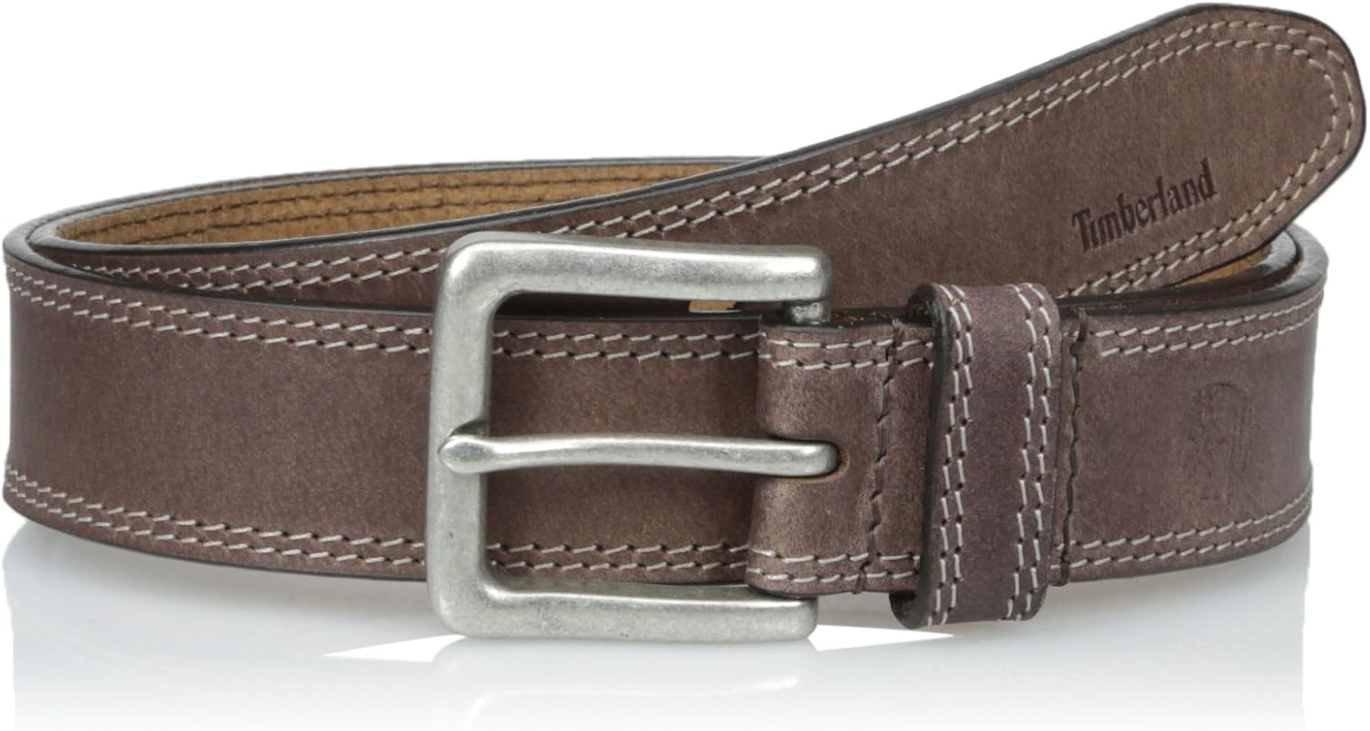 Timberland 35mm Boot Leather Belt Dark Brown 34 at Amazon Men’s ...