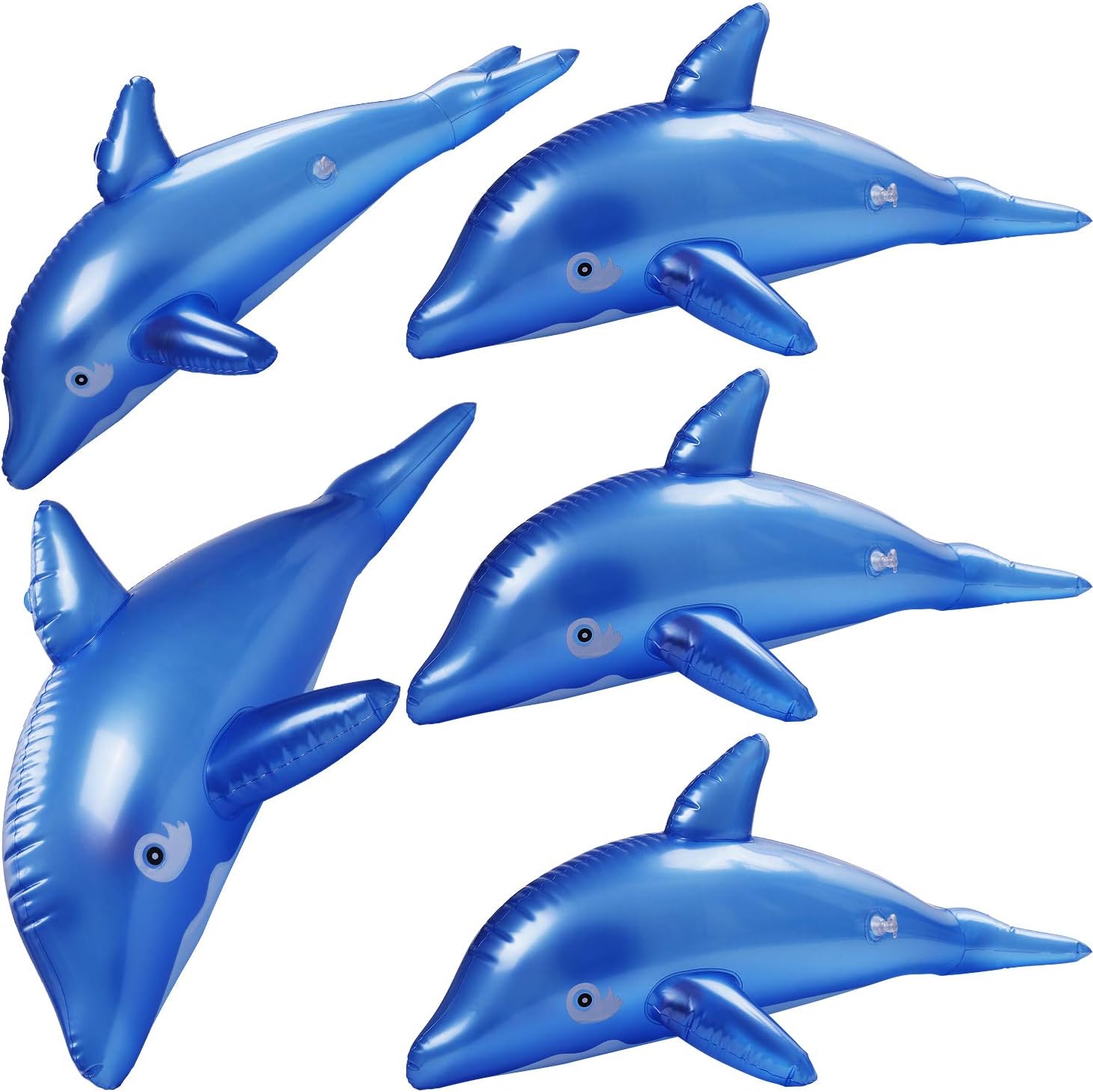 URATOT 3 Pack Inflatable Dolphin Inflatable Toys Parrot beach party ...