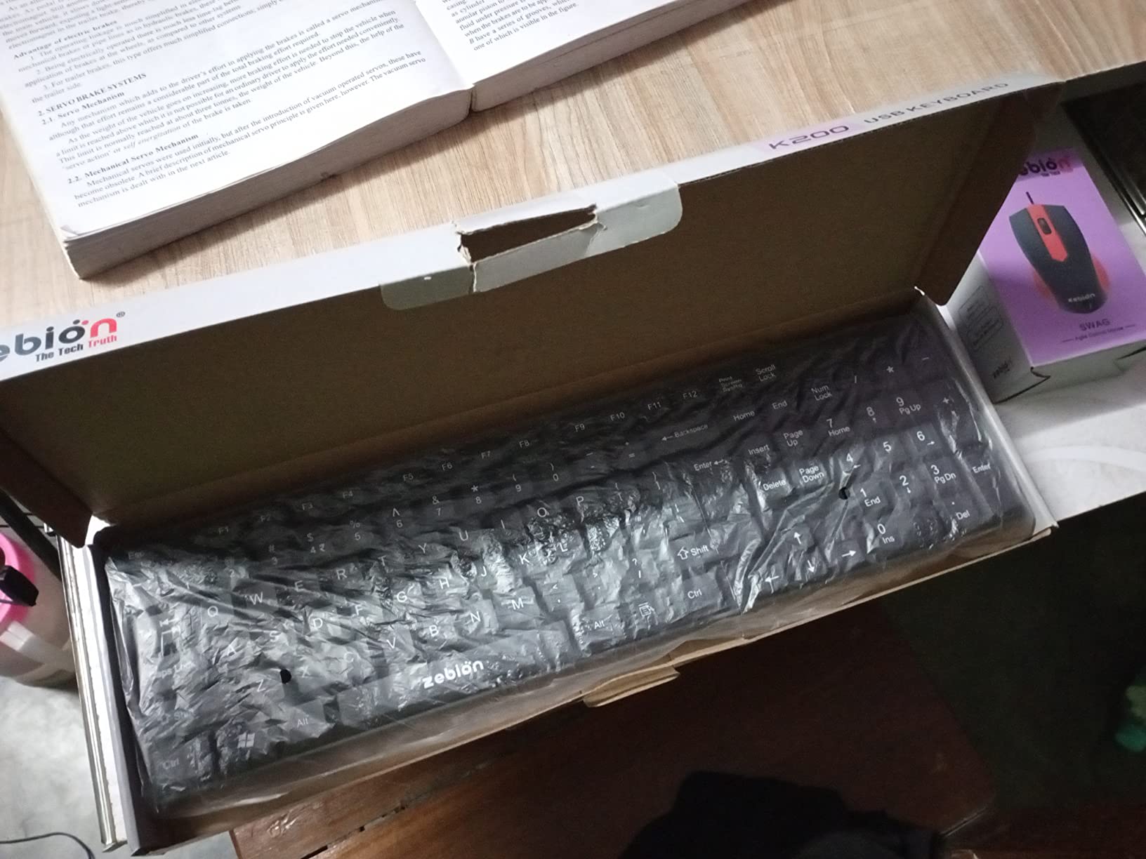 Amazon.in: Buy Zebion K200 Wired USB Keyboard Comes with 104 Keys ...