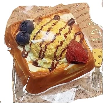 Amazon.com: Handmade Taba Squishy Banana Toast,2025 New Large Toast ...