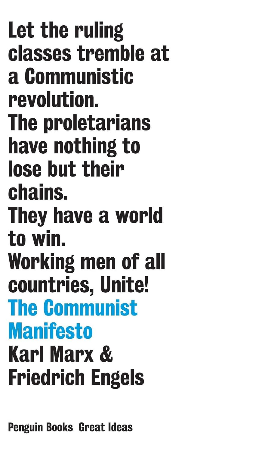 The Communist Manifesto (Penguin Great Ideas): Karl Marx, Friedrich ...