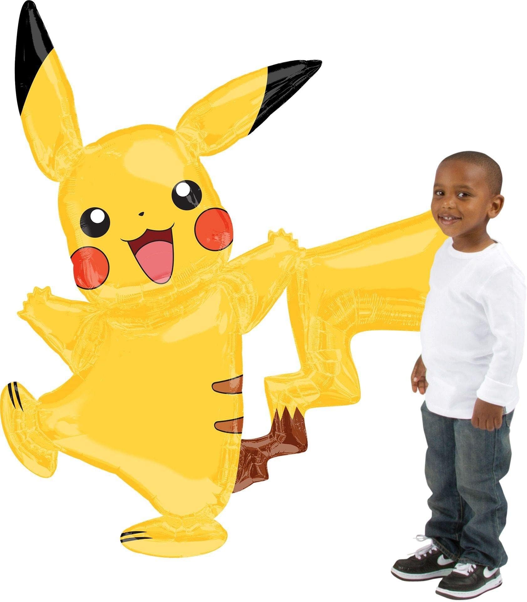 Amazon.com: ANAGRAM INTERNATIONAL 57" POKEMON PIKACHU AWK, Multi : Home ...