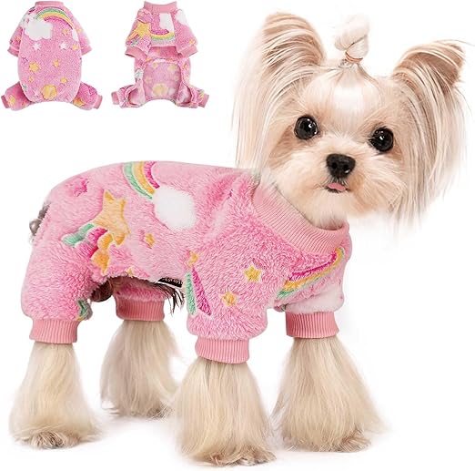 Amazon.com : Dog Sweaters Winter Pet Clothes Puppy Pajamas Jumpsuits ...