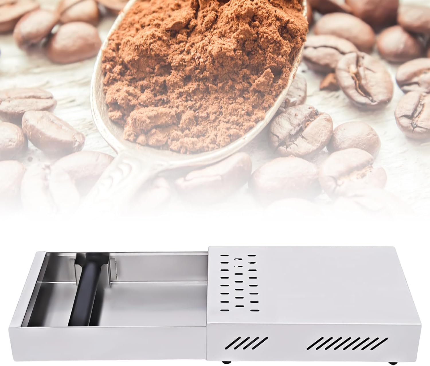 Stainless Steel Drawer Type Slag Box 2.5L Commercial Classic Coffee ...