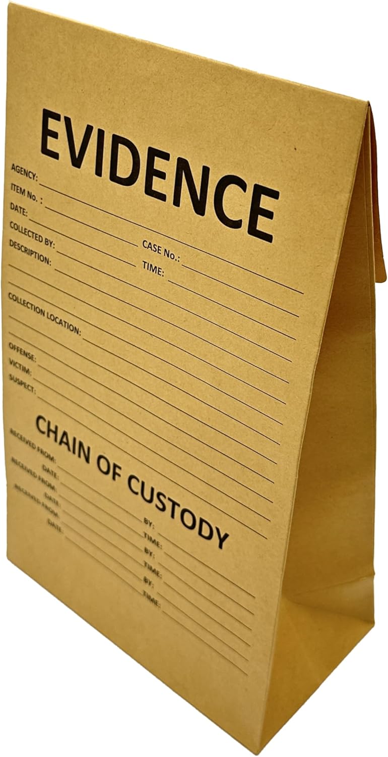 Amazon.com: MOVEED Paper Evidence Bags 30 * 46 * 17 * 11cm, 20 * 35 * 12 * 10cm, 15 * 25 * 8 ...