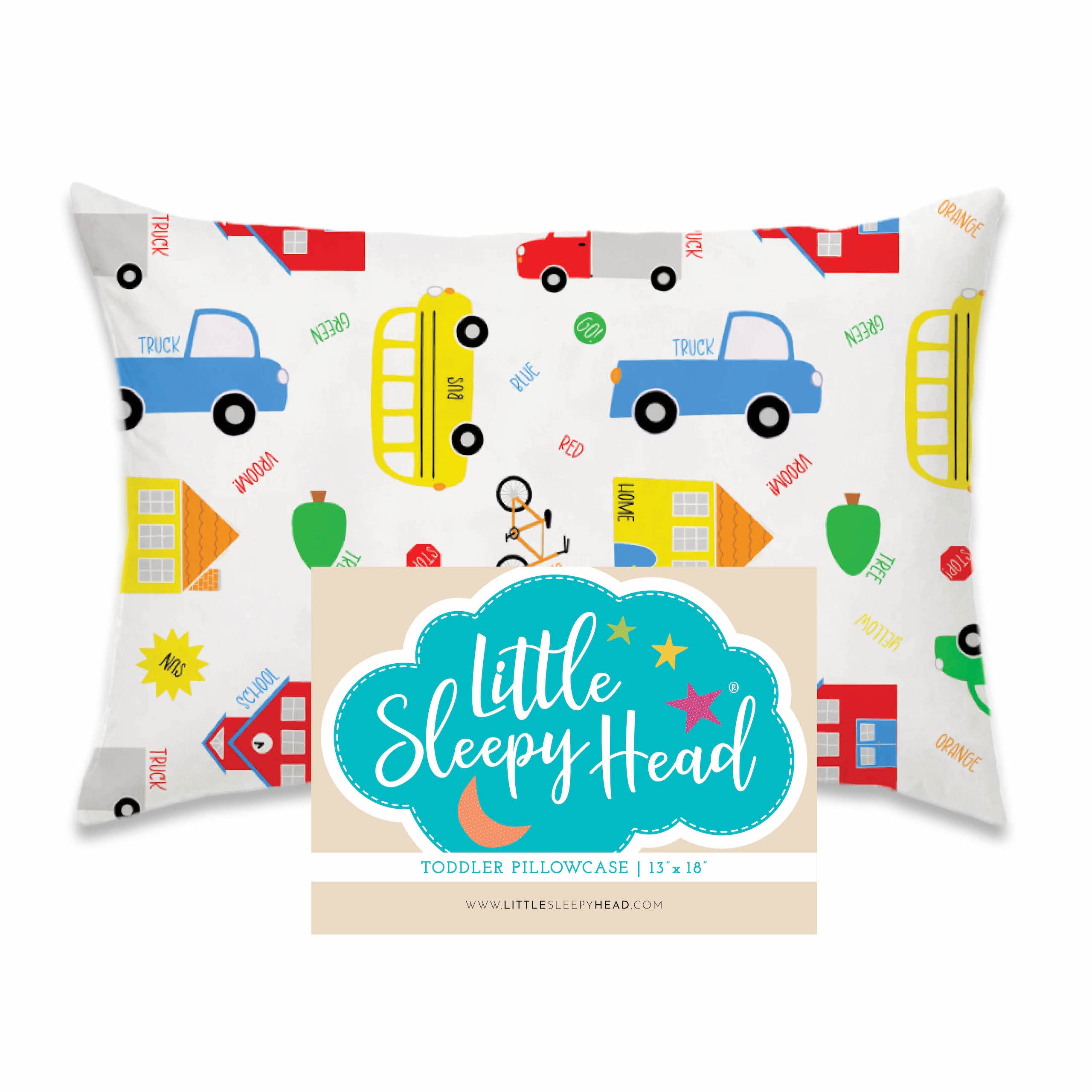 Amazon.com: Little Sleepy Head Toddler Pillowcase, 100% Cotton ...