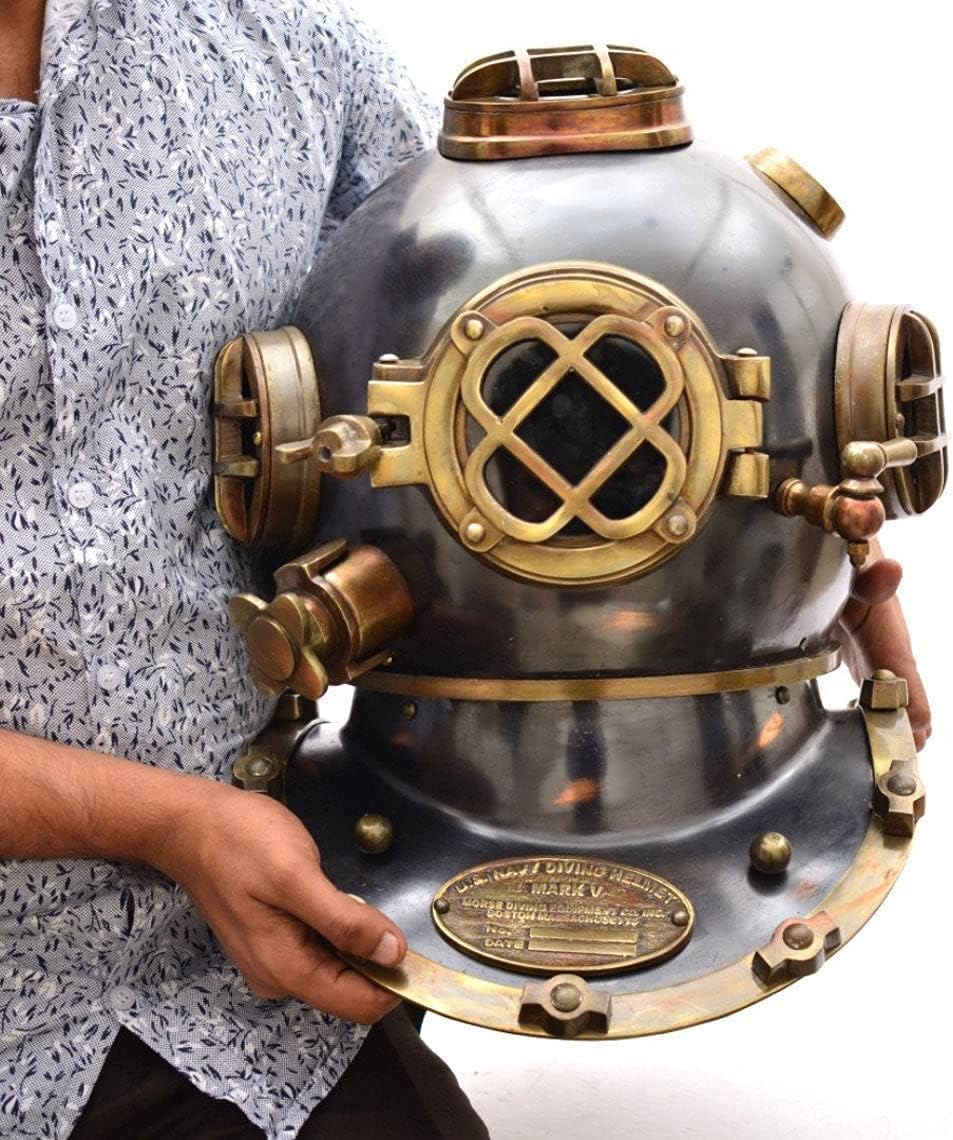 Amazon.com : Handmade Nautical Diving Helmet Divers Royal Navy Diving ...