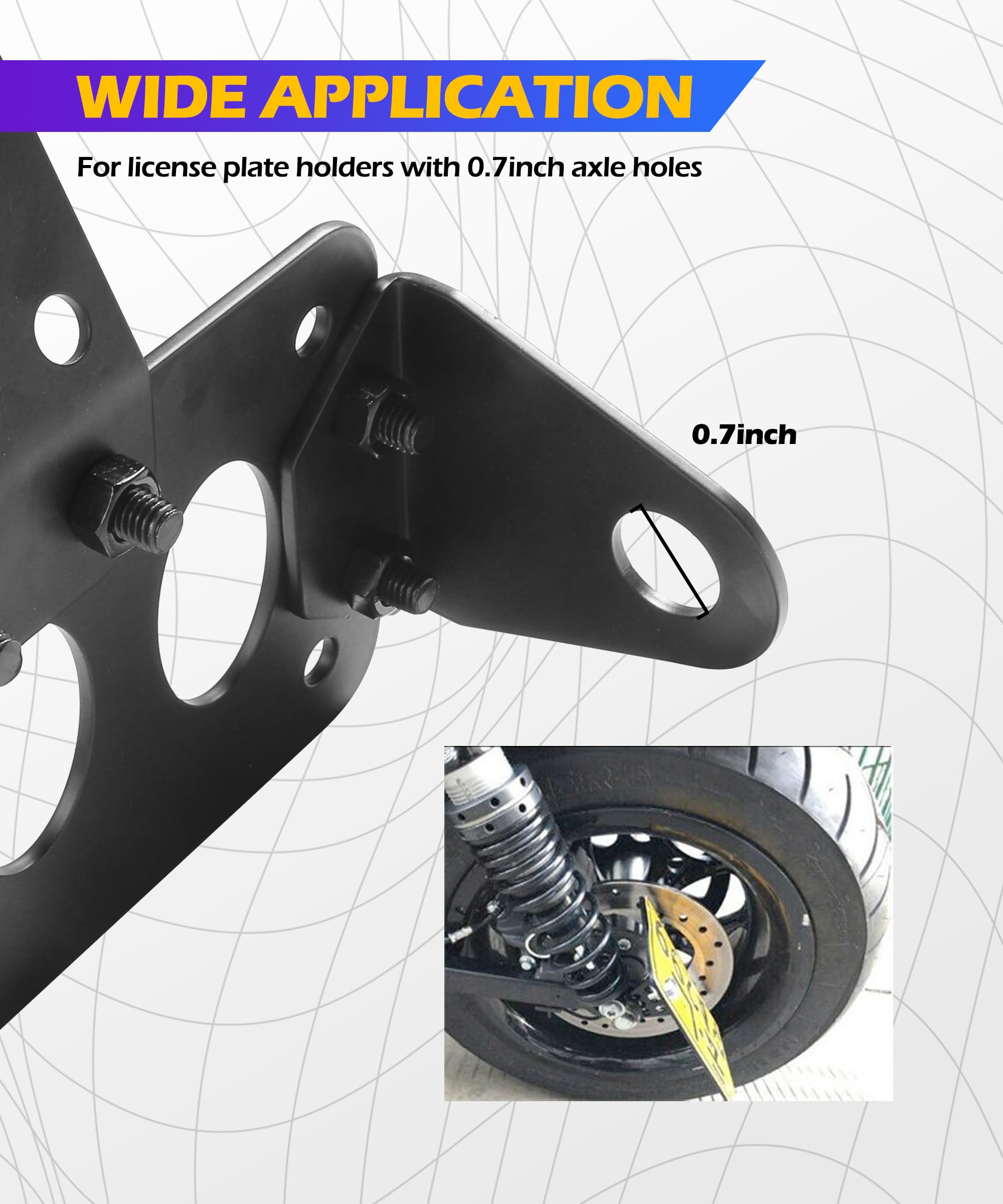 Snapklik.com : Motorcycle License Plate Bracket,Car Accessories ...