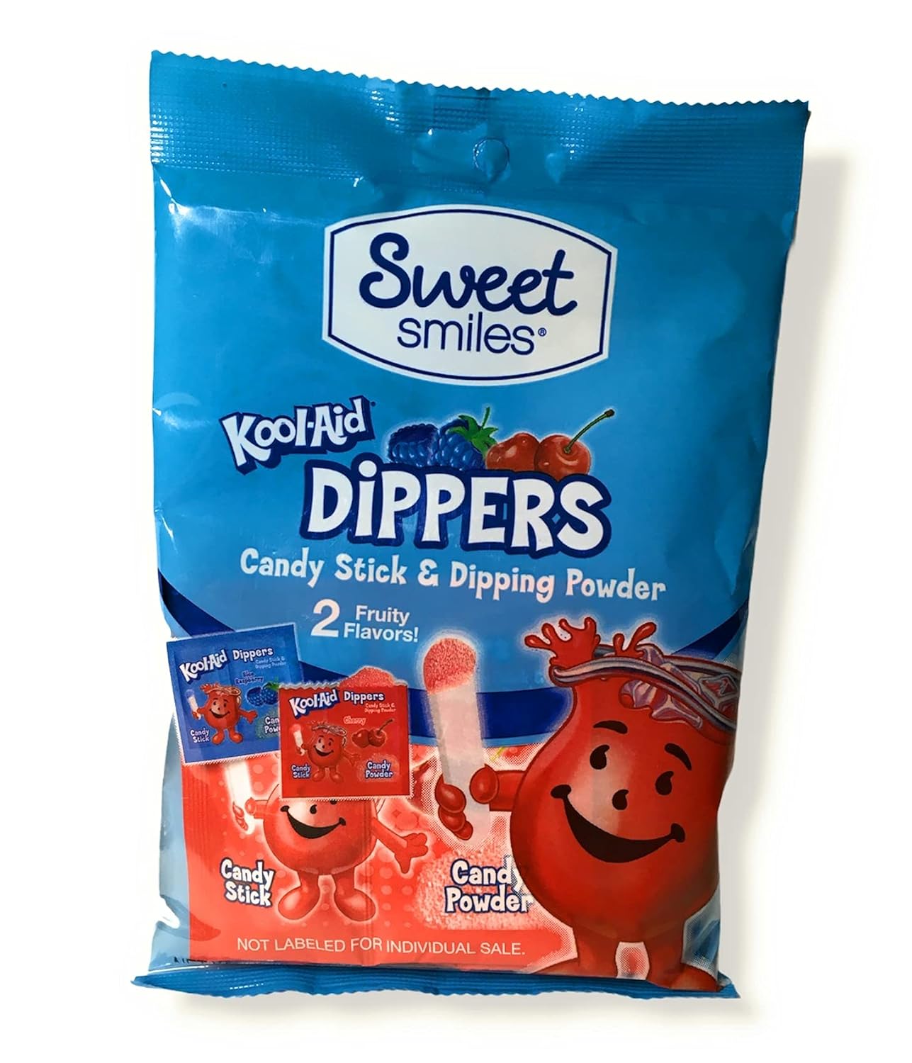 Amazon.com : (1) 2.1 oz Bag Sweet Smiles Kool-Aid Dippers Candy Stick ...