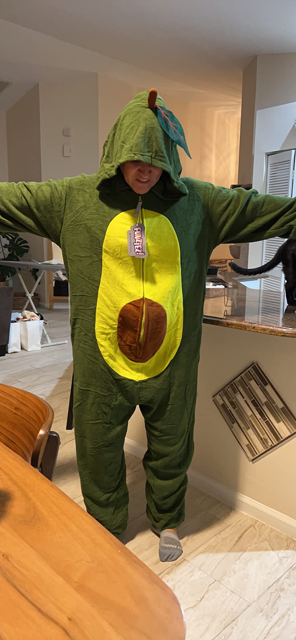 $9/mo - Finance Slim Pineapple and Avocado Adult Onesie - Food ...