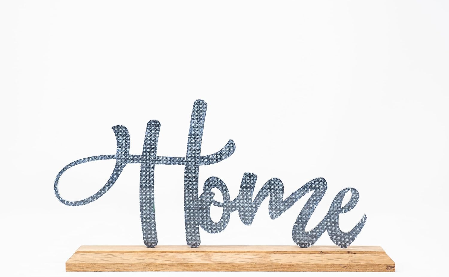 Amazon.com: Home Acrylic & Wood Script Word Sign Freestanding Tabletop ...