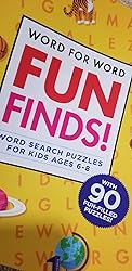 Word for Word: Fun Finds!: Word Search Puzzles for Kids ages 6-8 (Word ...