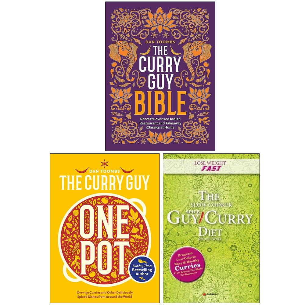 The Curry Guy Bible [Hardcover], Curry Guy One Pot [Hardcover] & The ...