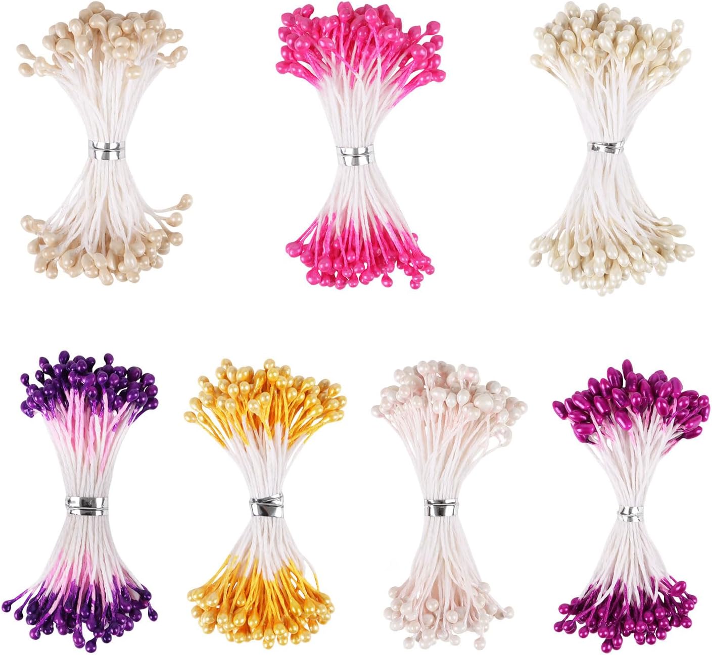 Amazon.com: ECYC 900Pcs Mini Flower Stamen Pistil Wedding Decoration ...
