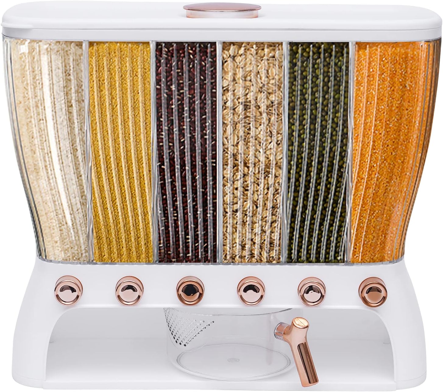 Amazon.com: Elite Kitchen USA 40lb Rice, Grain, and Cereal Storage ...